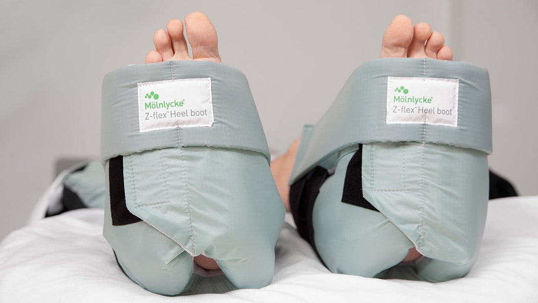 Mölnlycke Z-Flex™ Fluidized Boot, Heel Protector With Gate And Ankle S ...